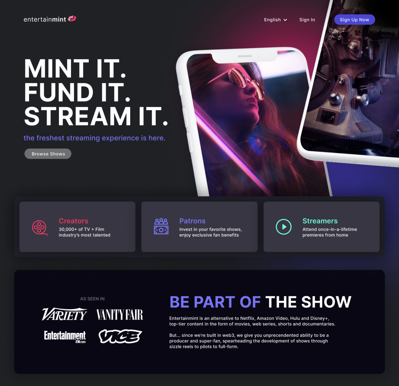 Minting a Revolutionary Entertainmint Platform | 8th Light