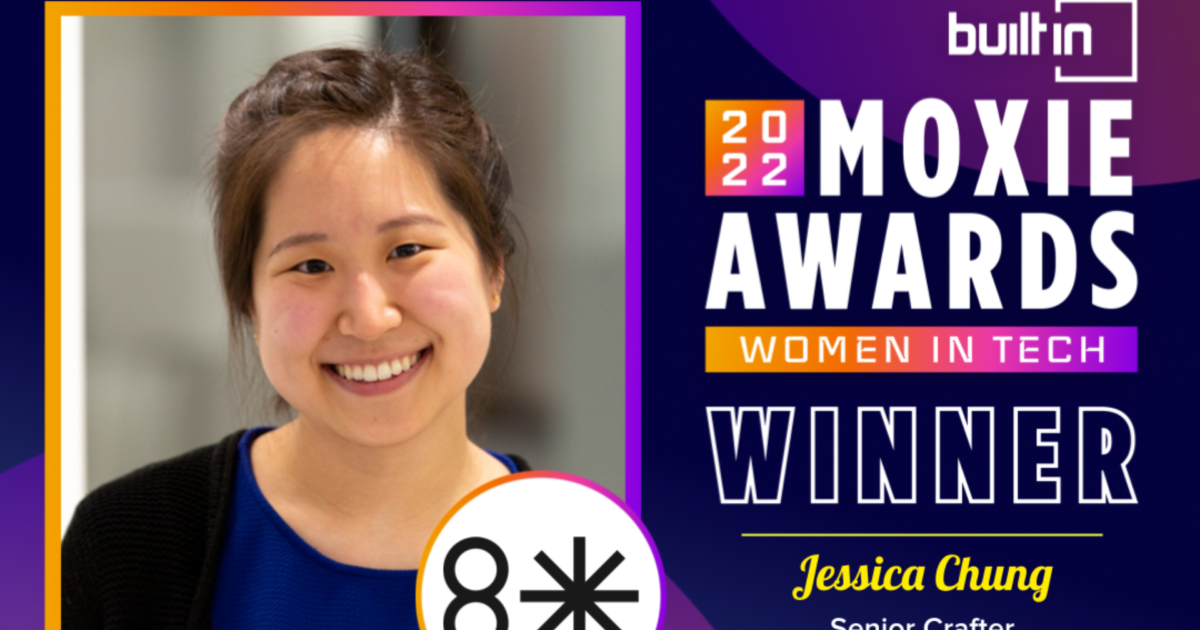 Congratulating 2022 Moxie Award Winner, Senior Crafter Jessica Chung | 8th Light